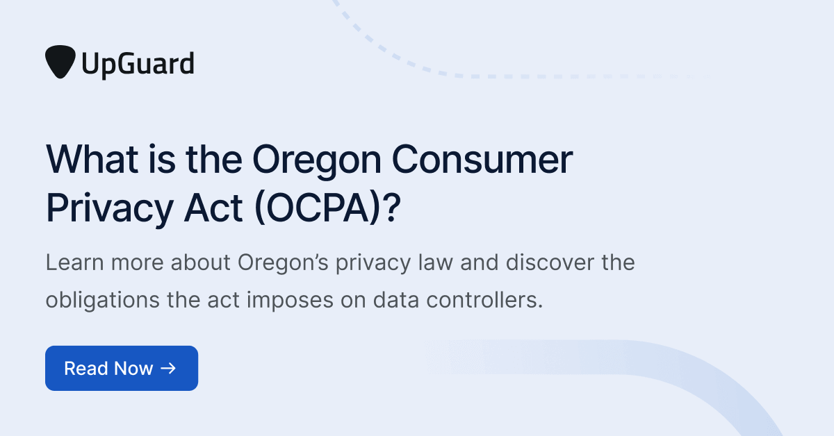 DevOpsChat Articles - What is the Oregon Consumer Privacy Act (OCPA)? | UpGuard