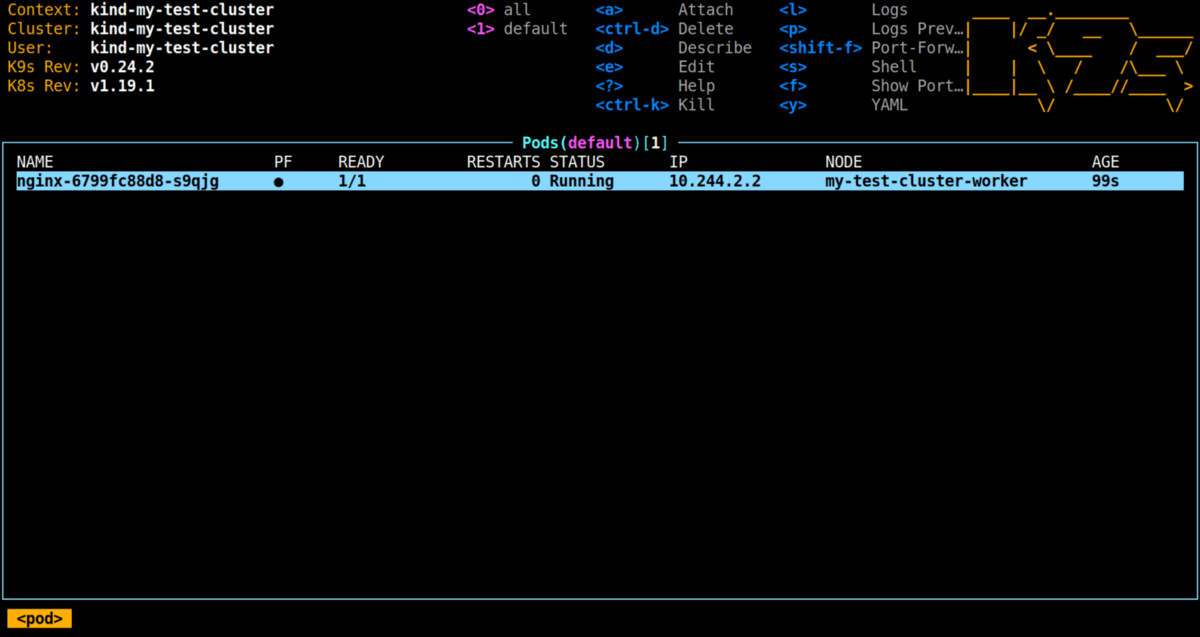 DevOpsChat Articles - Kubernetes Terminal Dashboard k9s