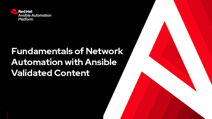 Devopschat Articles Fundamentals Of Network Automation With Ansible Validated Content Using The
