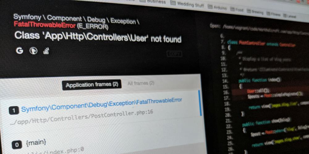 Larachat Articles Sending Laravel Exceptions To Your Email