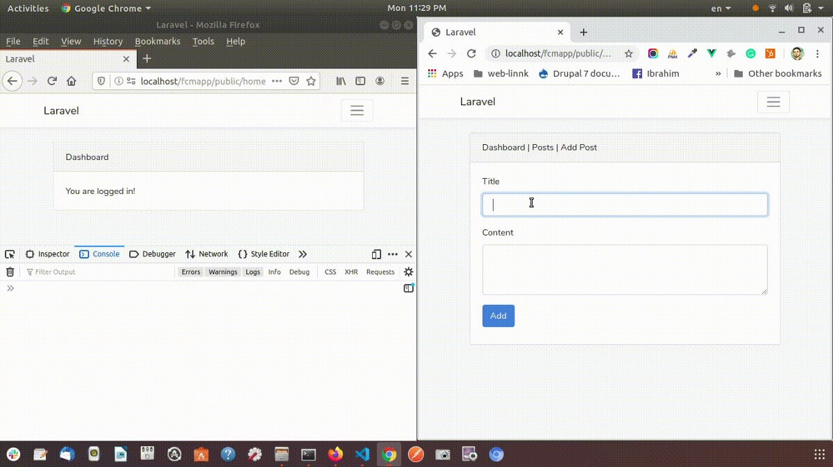 LaraChat Articles - Laravel with Firebase Cloud Messaging FCM Part 1 LaraChat Articles - Laravel with Firebase Cloud Messaging FCM Part 1