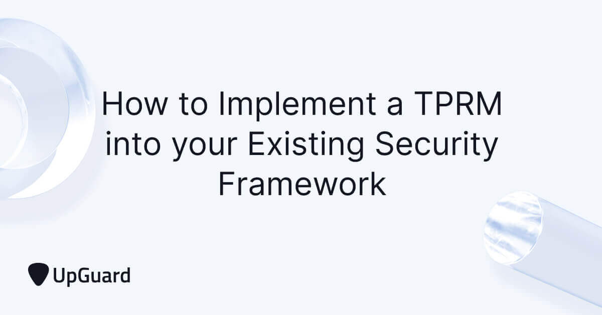 Devopschat Articles How To Implement A Tprm Into Your Existing