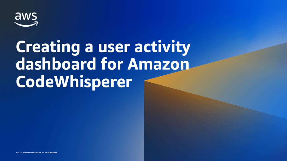 Devopschat Articles Creating A User Activity Dashboard For Amazon Codewhisperer