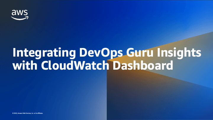 DevOpsChat Articles - Integrating DevOps Guru Insights with CloudWatch ... DevOpsChat Articles - Integrating DevOps Guru Insights with CloudWatch ...